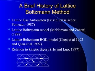 Lattice Boltzmann methhod slides | PPT