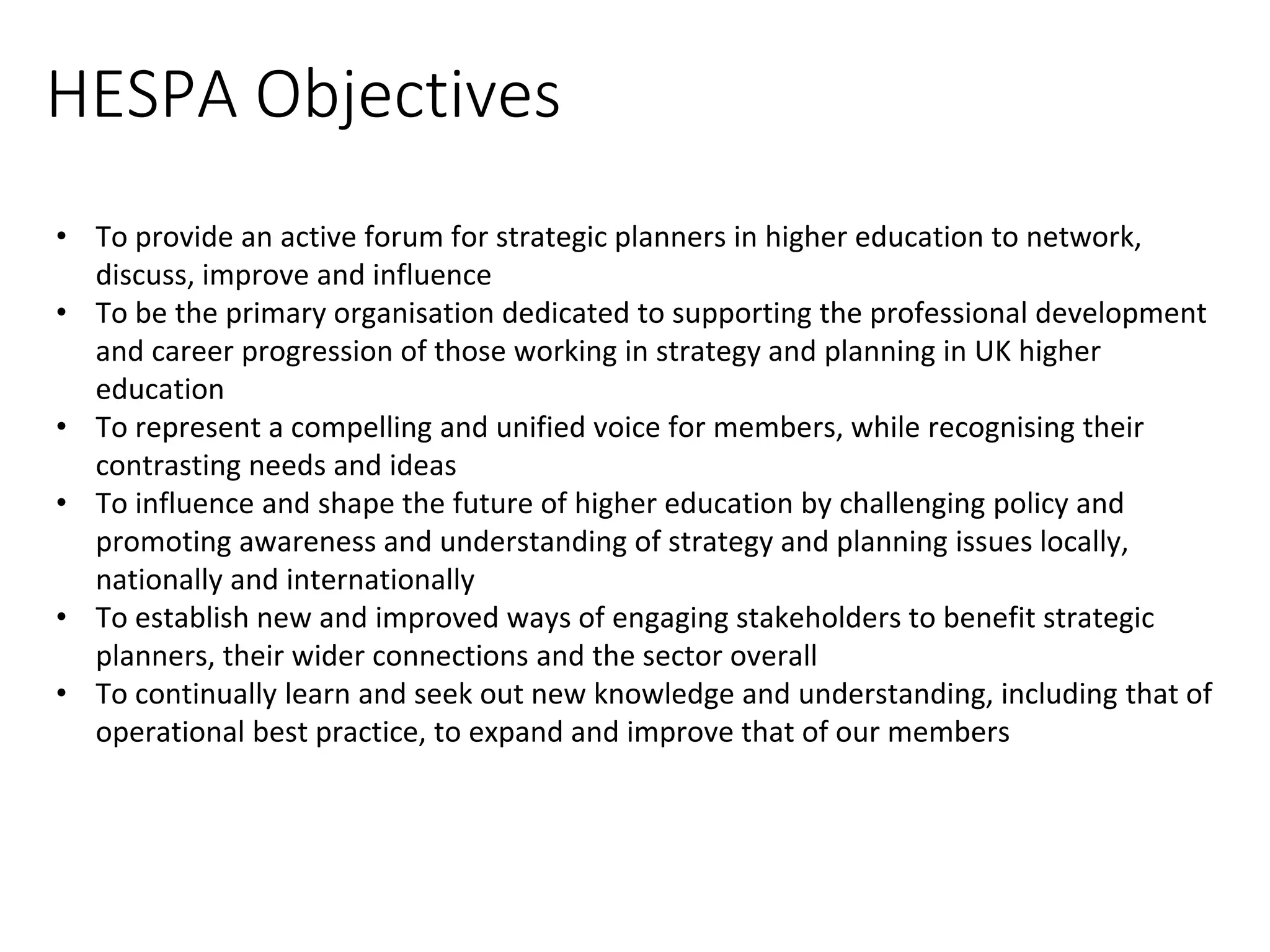 HESPA christine couper presentation | PPTX
