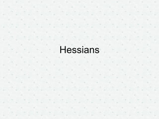 Hessians | PPT