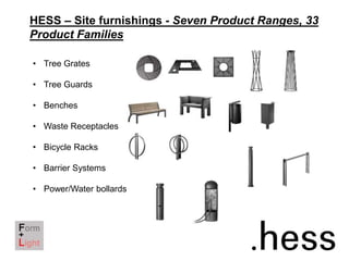 HESS architectural outdoor lighting - a product introduction | PPTX