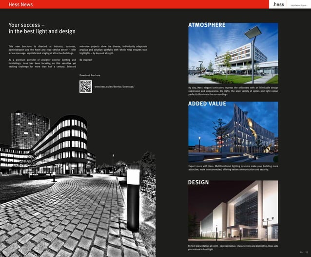 HESS Lightletter Q3 2016 -architectural designed smart lighting | PDF