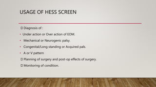 Hess screen test mhr | PPTX