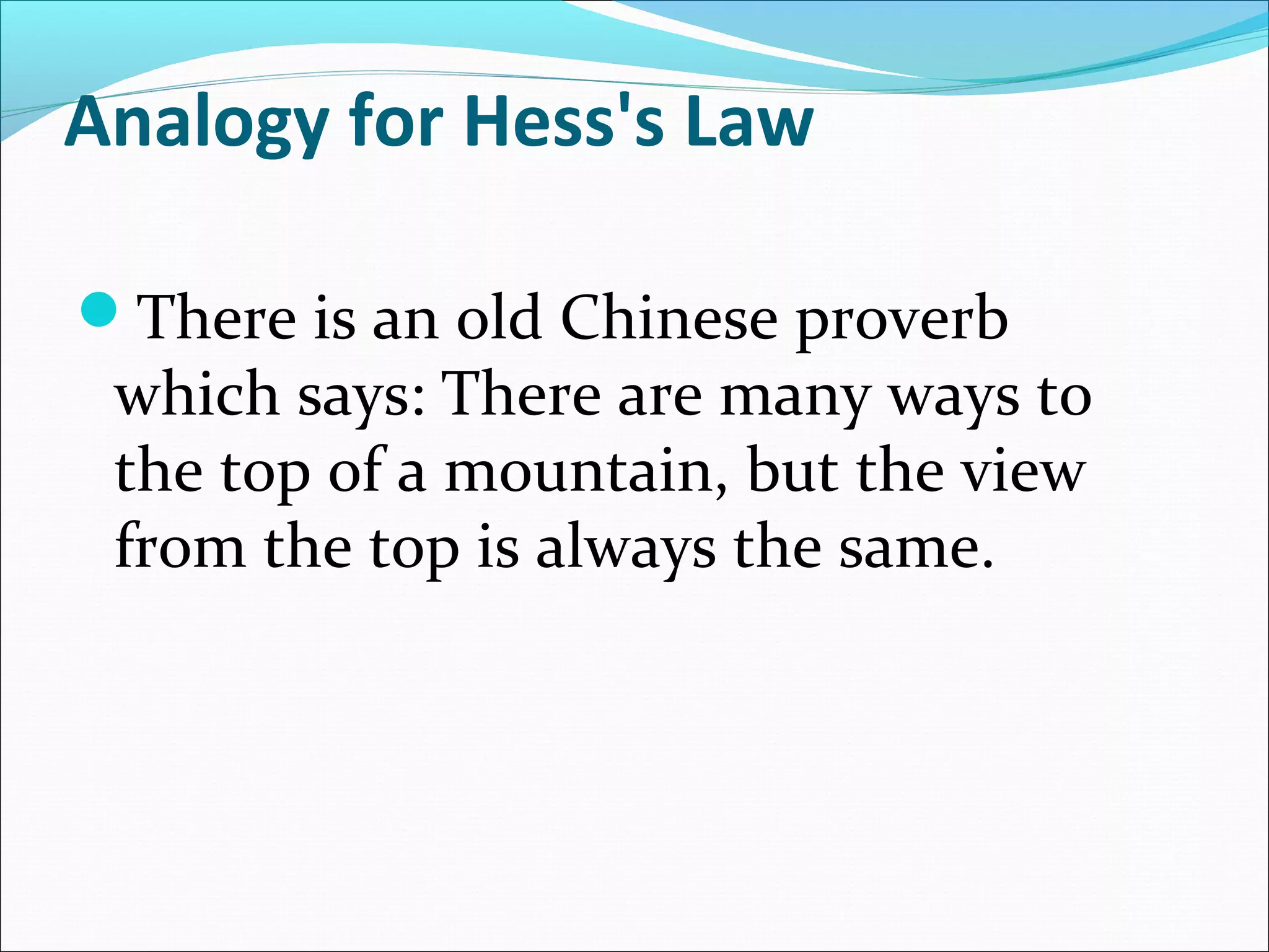 Hess's law | PPT