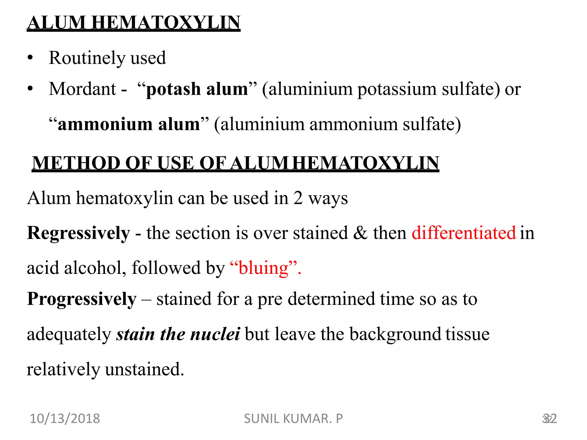 Hematoxylin and Eosin Staining (H& E Staining) | PPTX | Blood Disorders | Diseases and Conditions