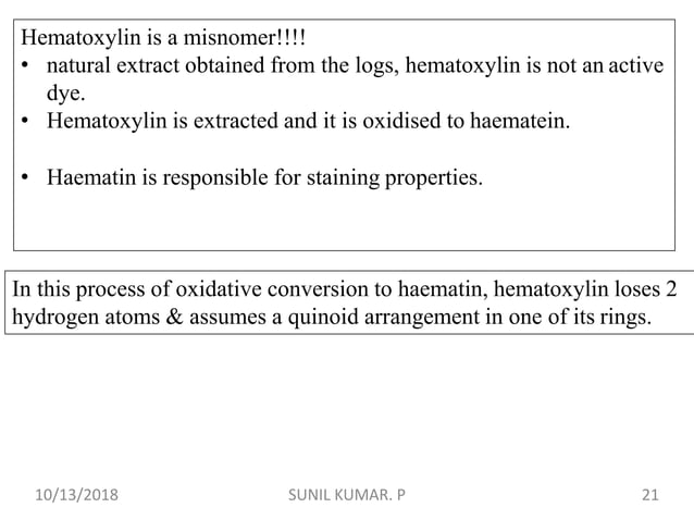 Hematoxylin and Eosin Staining (H& E Staining) | PPTX | Blood Disorders | Diseases and Conditions