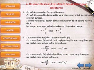 gerak melingkar dengan laju konstan | PPT