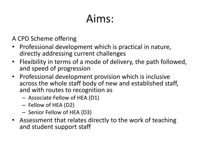 He survival+ cpd scheme | PPT