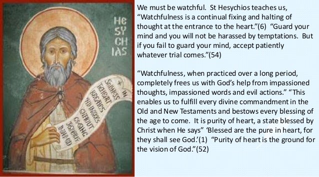 St Hesychios, Philokalia, On Watchfulness and Holiness | PDF