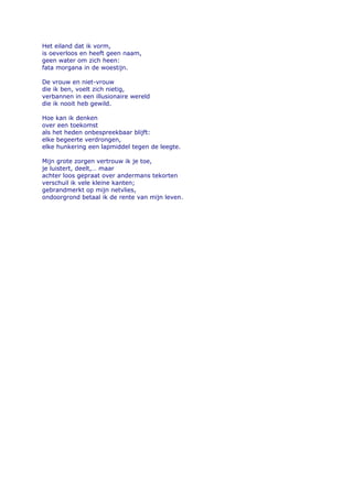 Het Eiland Dat Ik Vorm | PDF