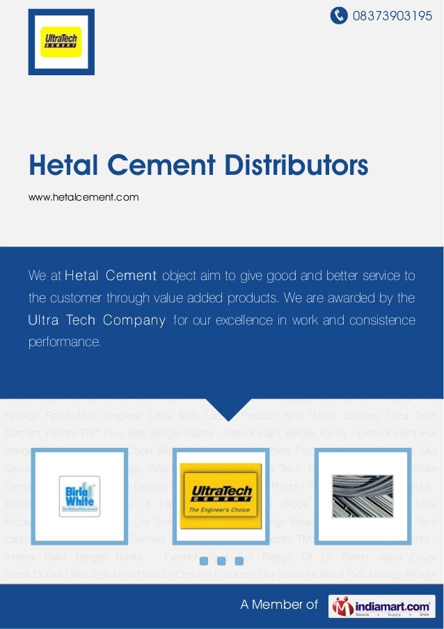 Hetal cement-distributors