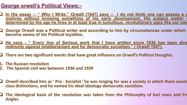 "George Orwell's '1984' : A Warning for the present and Future" | PDF