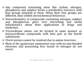 Chirality due to Heteroatoms | PDF
