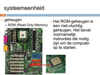 Het computersysteem | PPT