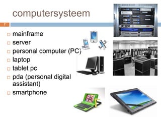 Het computersysteem | PPT