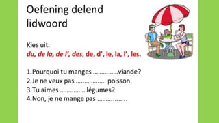 Het delend lidwoord | PPTX