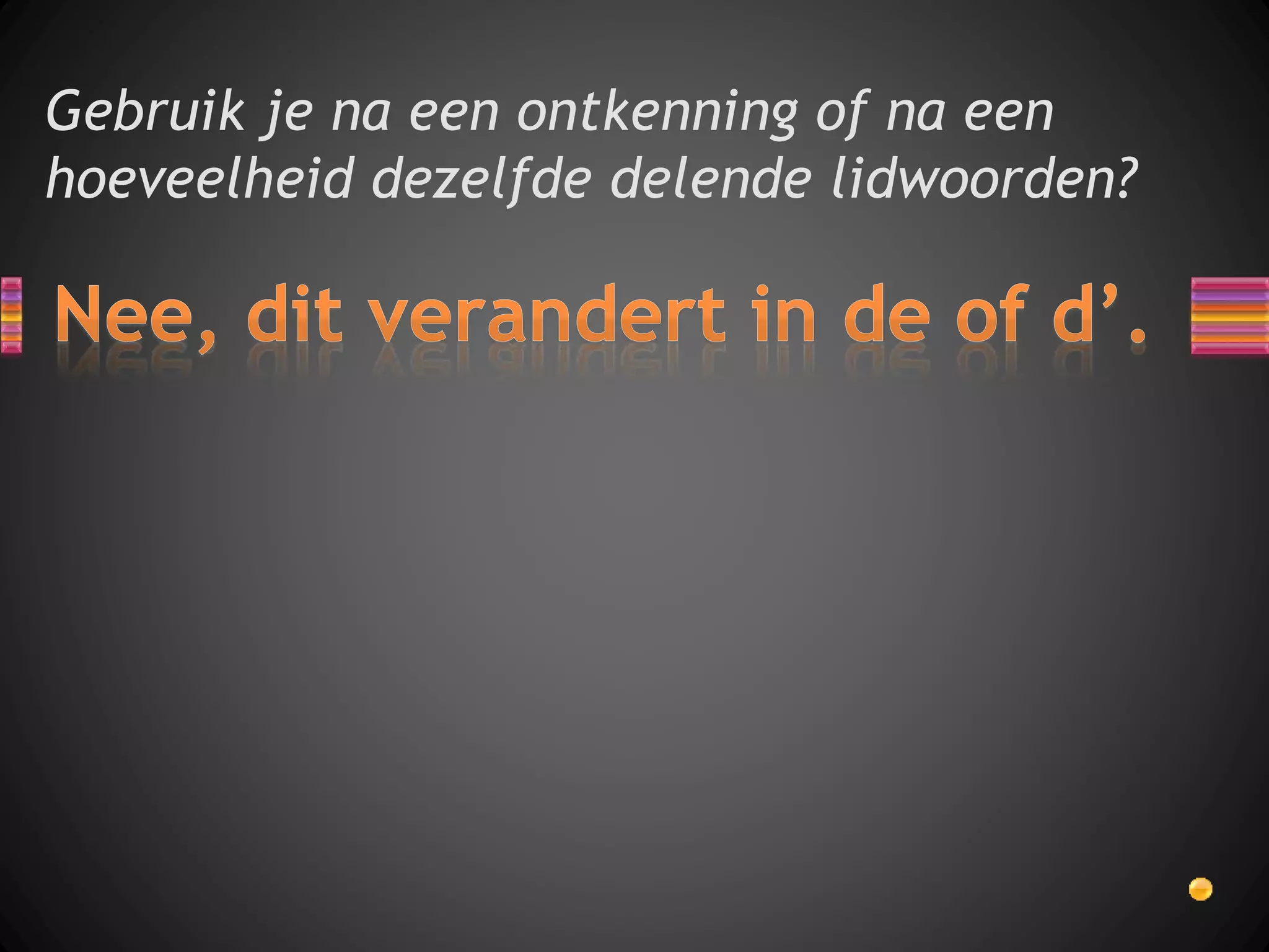 Het delend lidwoord in het frans | PPTX