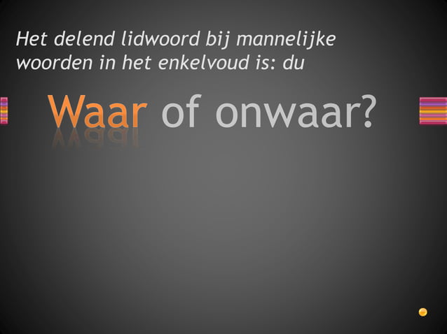 Het delend lidwoord in het frans | PPTX