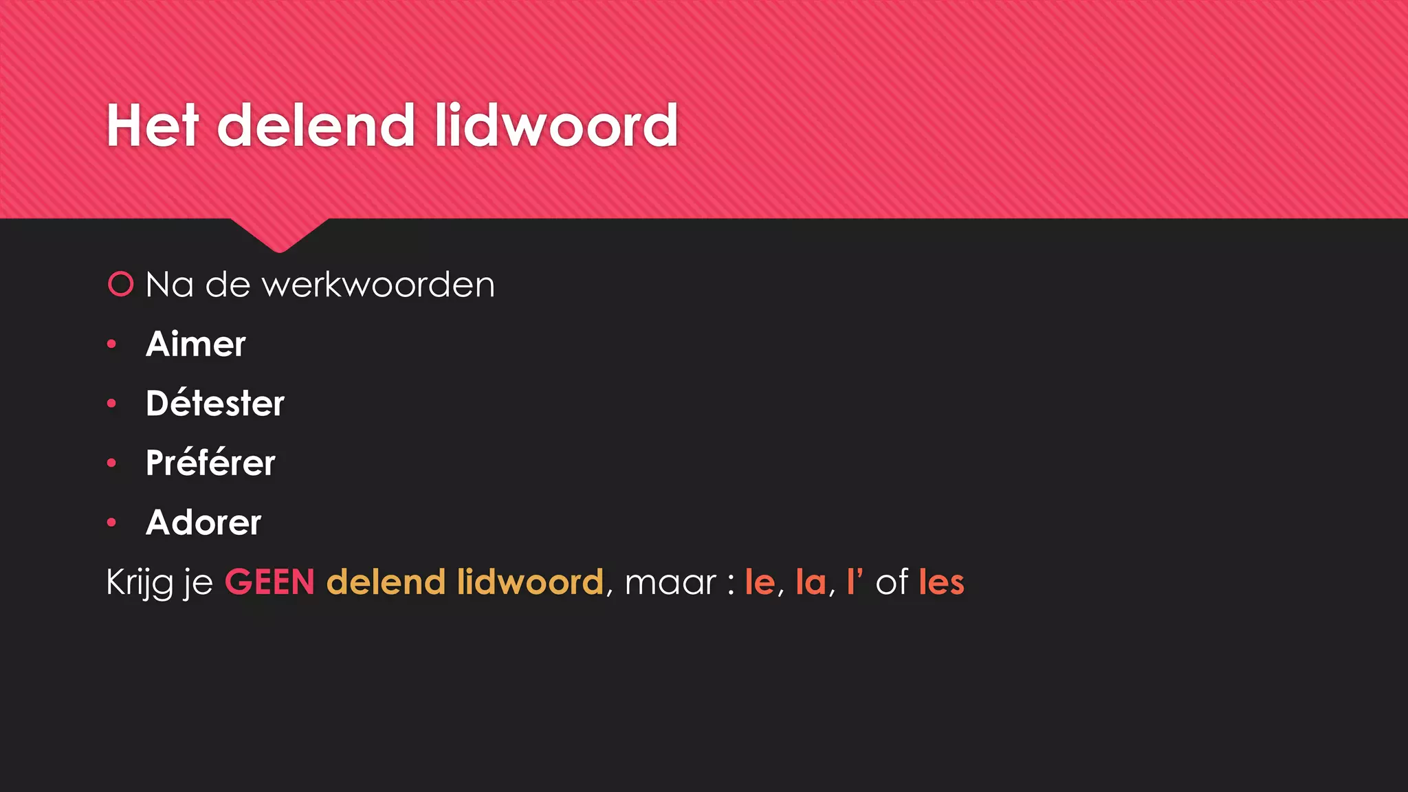 Het delend lidwoord | PPTX