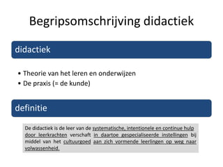 Het didactische model | PPTX