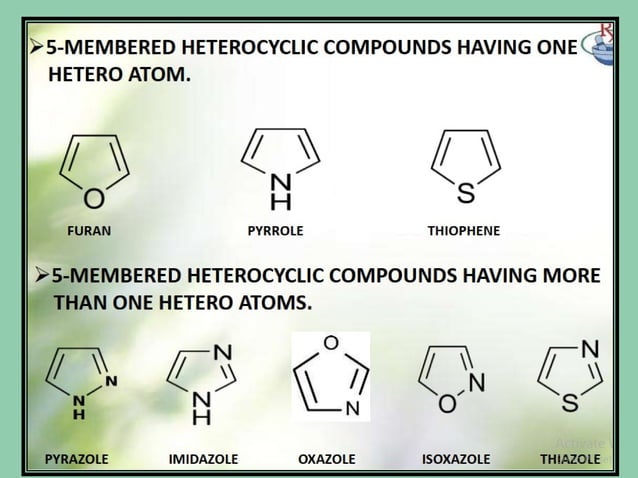 Hetercyclic compds pdf | PPT