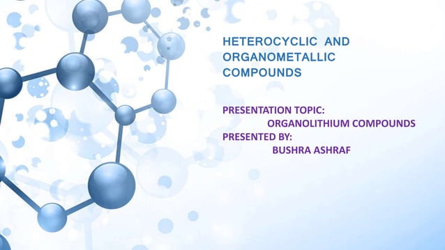 Organolithium compounds | PPTX | Chemistry | Science