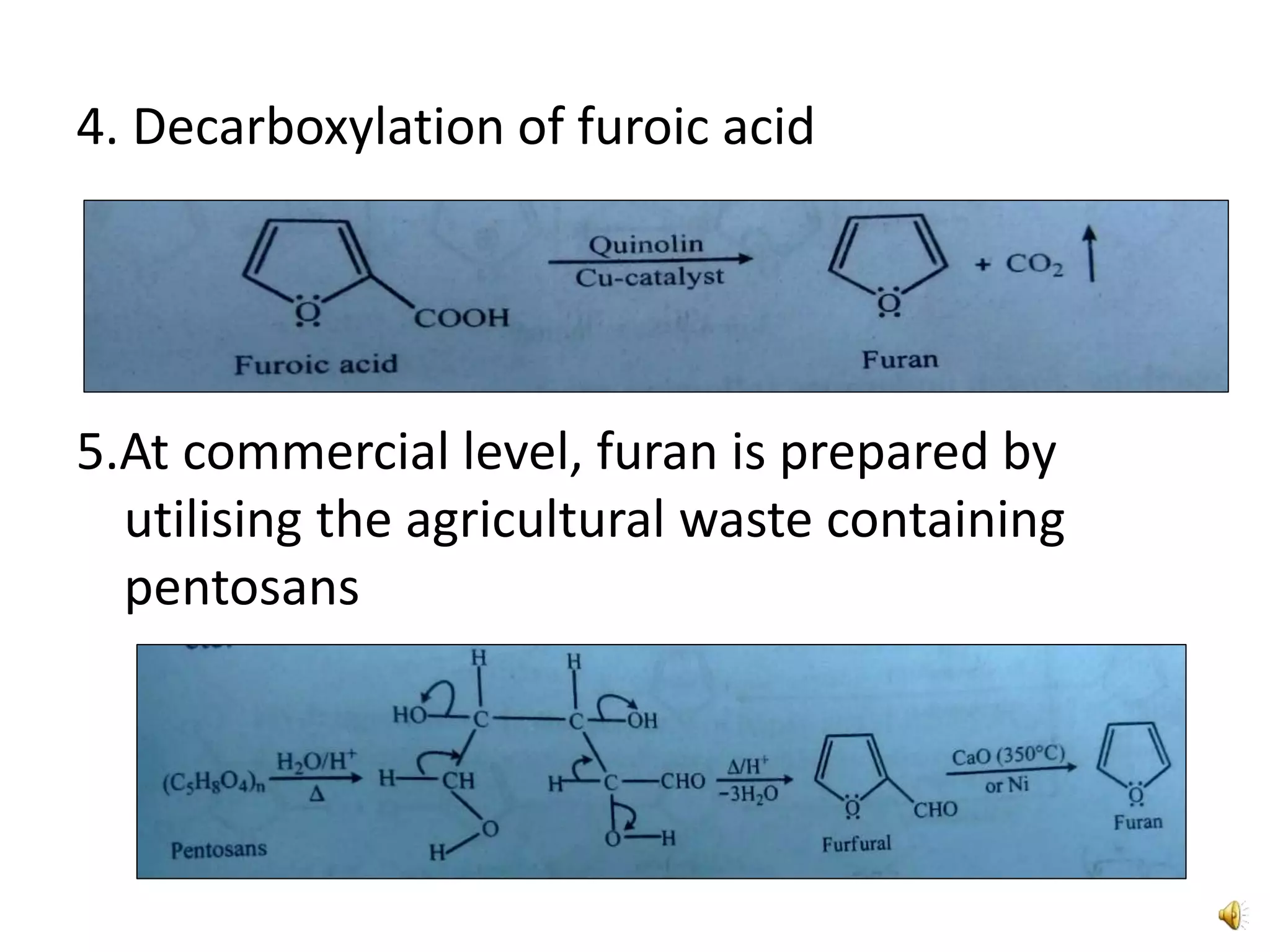 Heterocycic compound Furan | PPTX