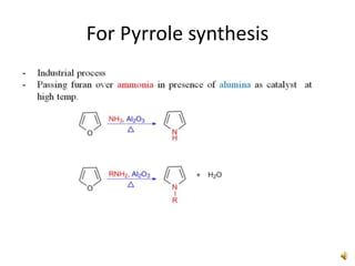 Heterocycic compound Furan | PPTX