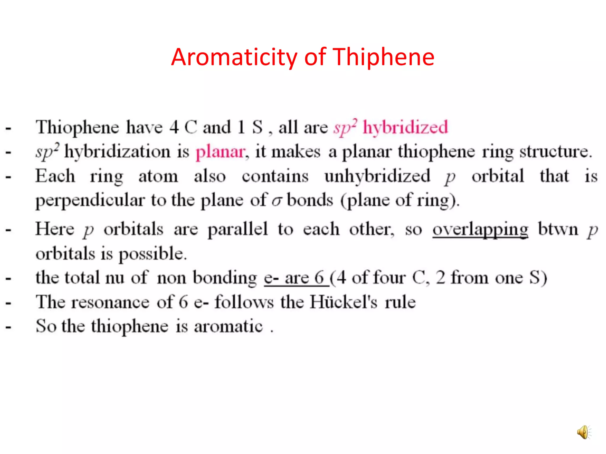 Heterocycic compound Thiophene | PPTX