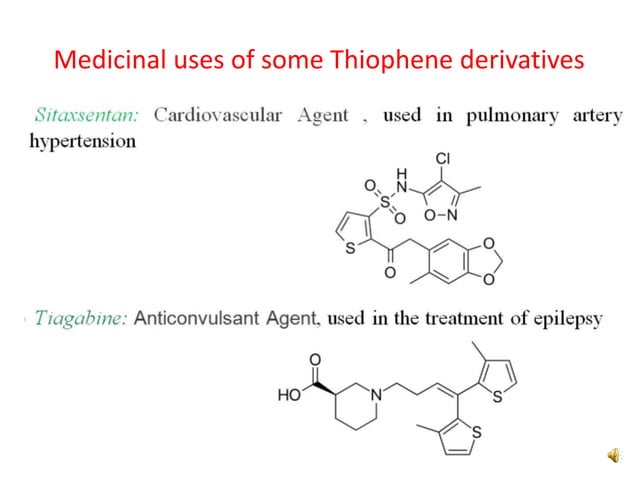 Heterocycic compound Thiophene | PPTX | Chemistry | Science