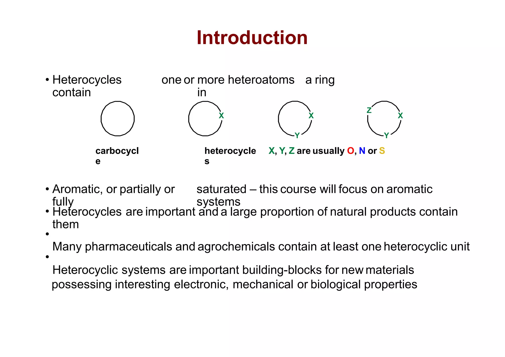 Heterocyclic Chemistry | PPTX