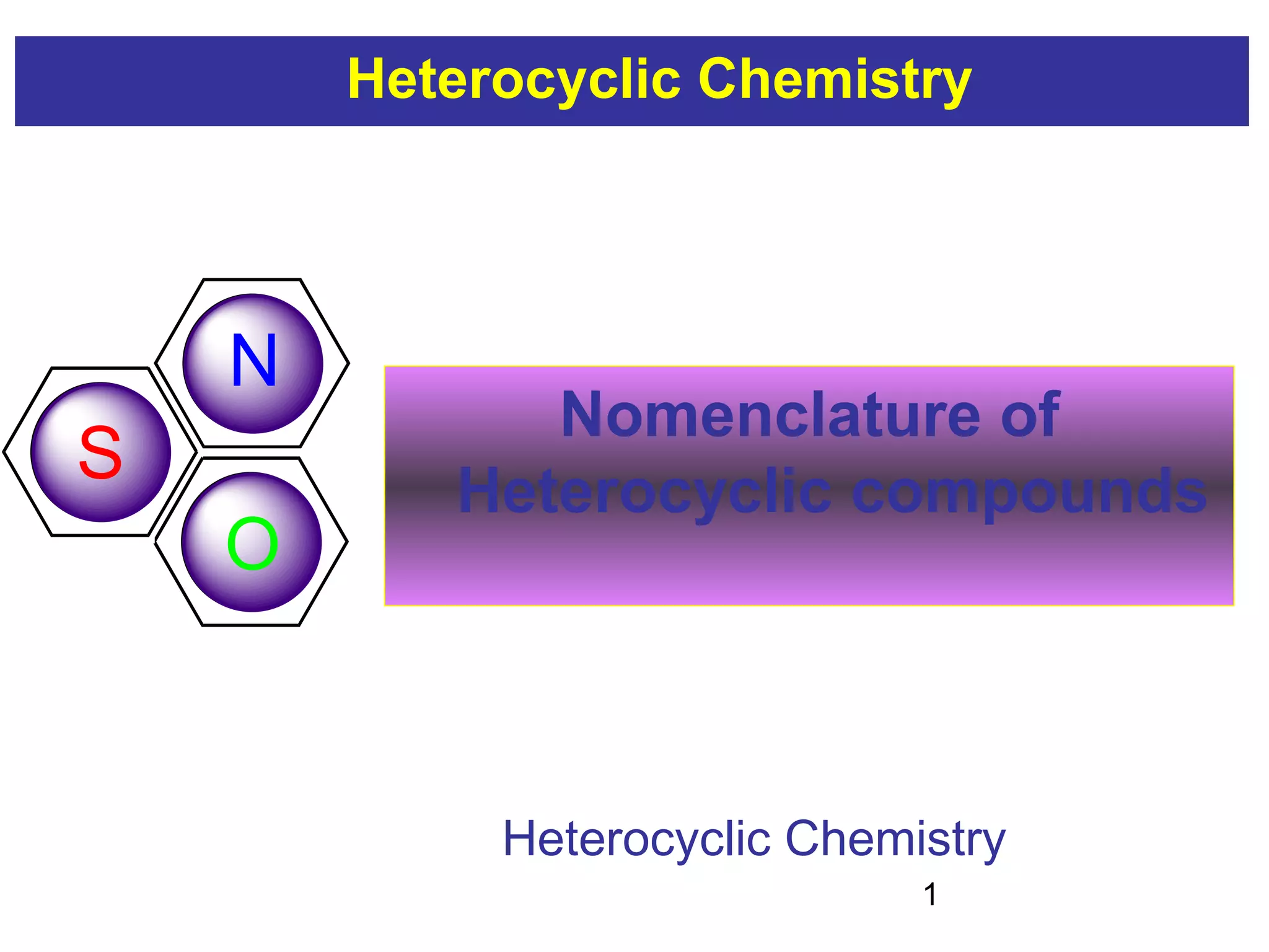 Heterocycles 2 | PPT