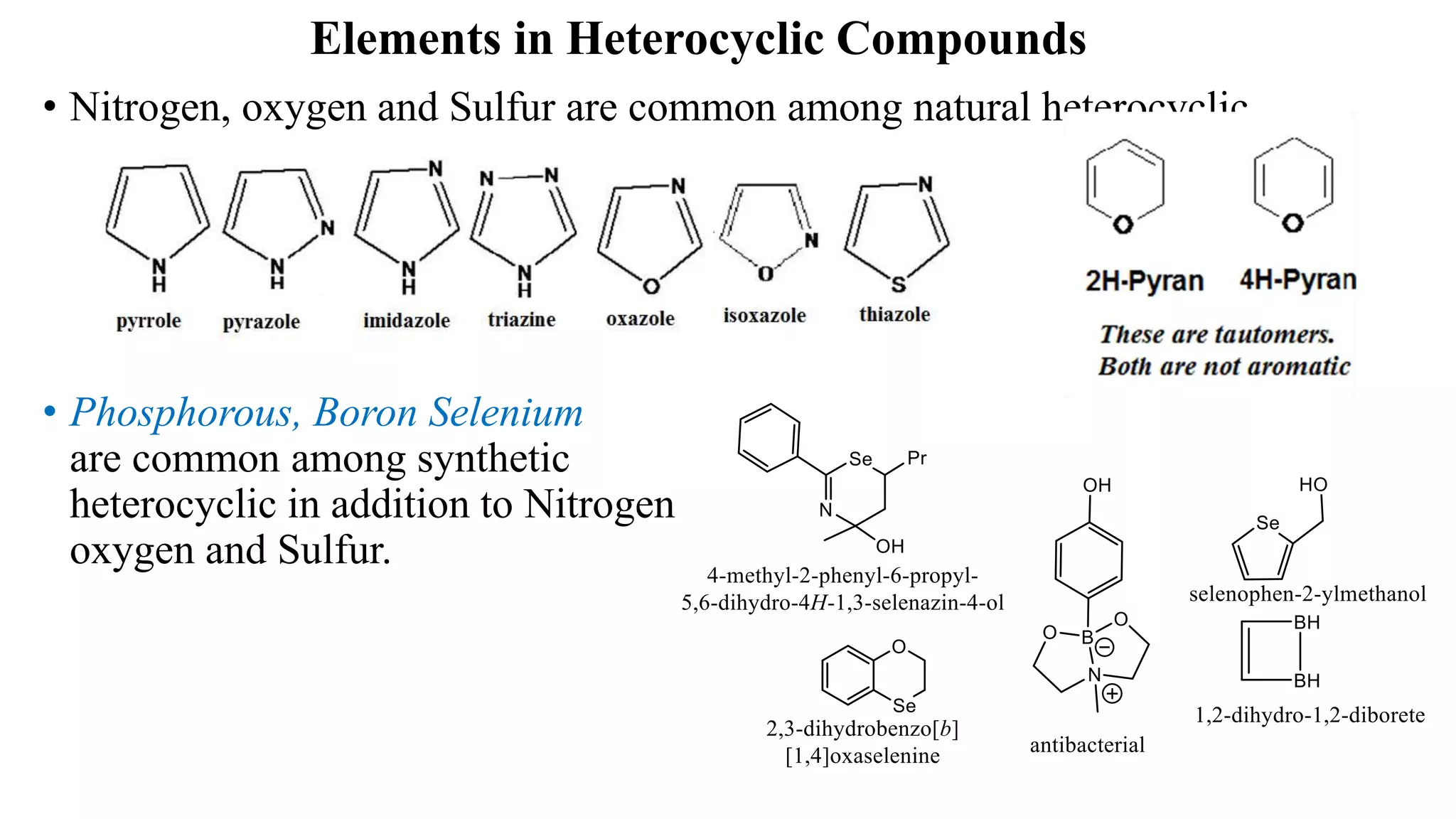 Heterocyclic Chemistry. Revised Notes pptx.pptx