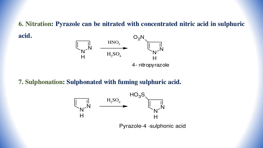 Pyrazole - Synthesis of Pyrazole - Characteristic Reactions of Pyrazo…