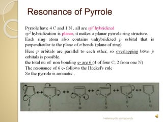 Heterocyclic compounds Pyrrole | PPTX