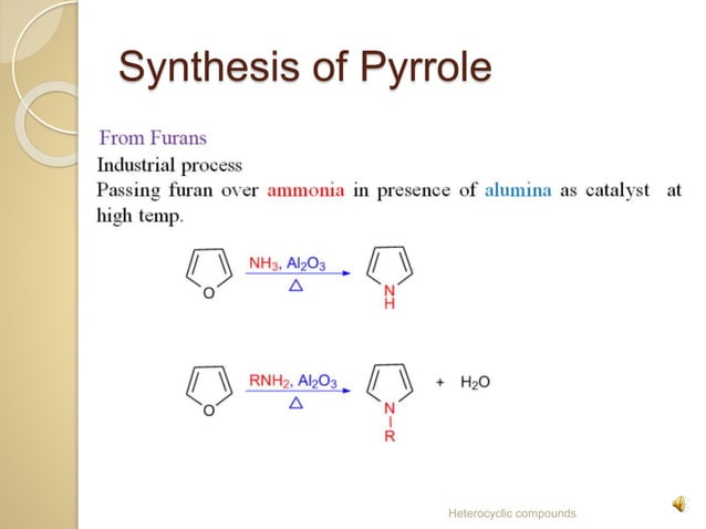 Heterocyclic compounds Pyrrole | PPTX | Chemistry | Science
