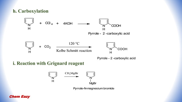 Heterocyclic compounds - pyrrole - synthesis of pyrrole ...