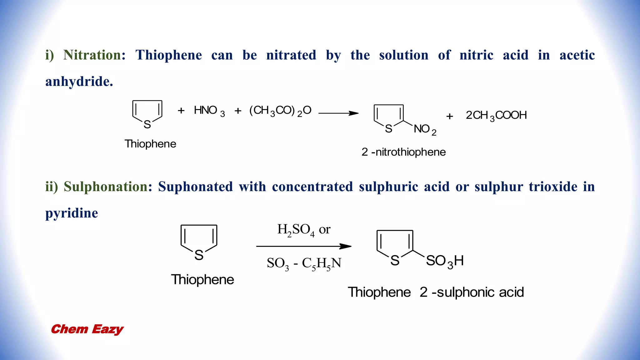 Heterocyclic compounds - Thiophene - Synthesis of Thiophene ...