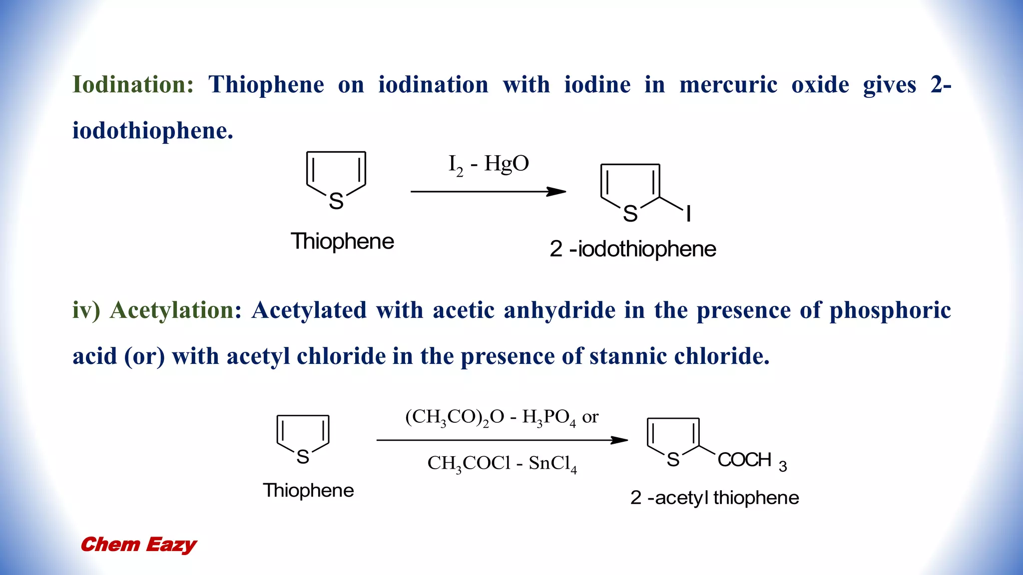 Heterocyclic compounds - Thiophene - Synthesis of Thiophene ...