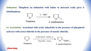Heterocyclic compounds - Thiophene - Synthesis of Thiophene ...