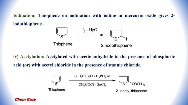 Heterocyclic compounds - Thiophene - Synthesis of Thiophene ...