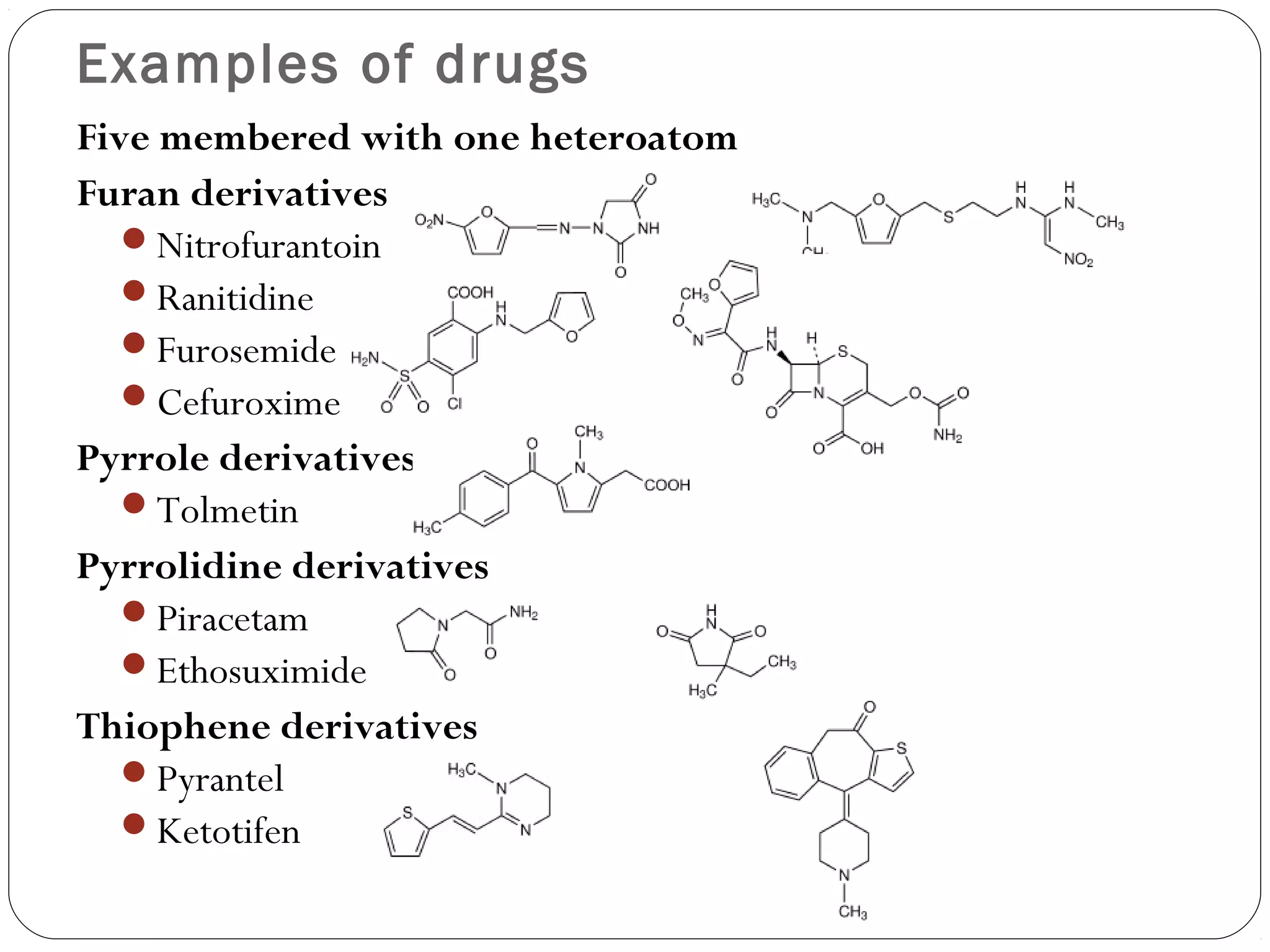 Heterocyclic compounds classification nomenclature | PDF