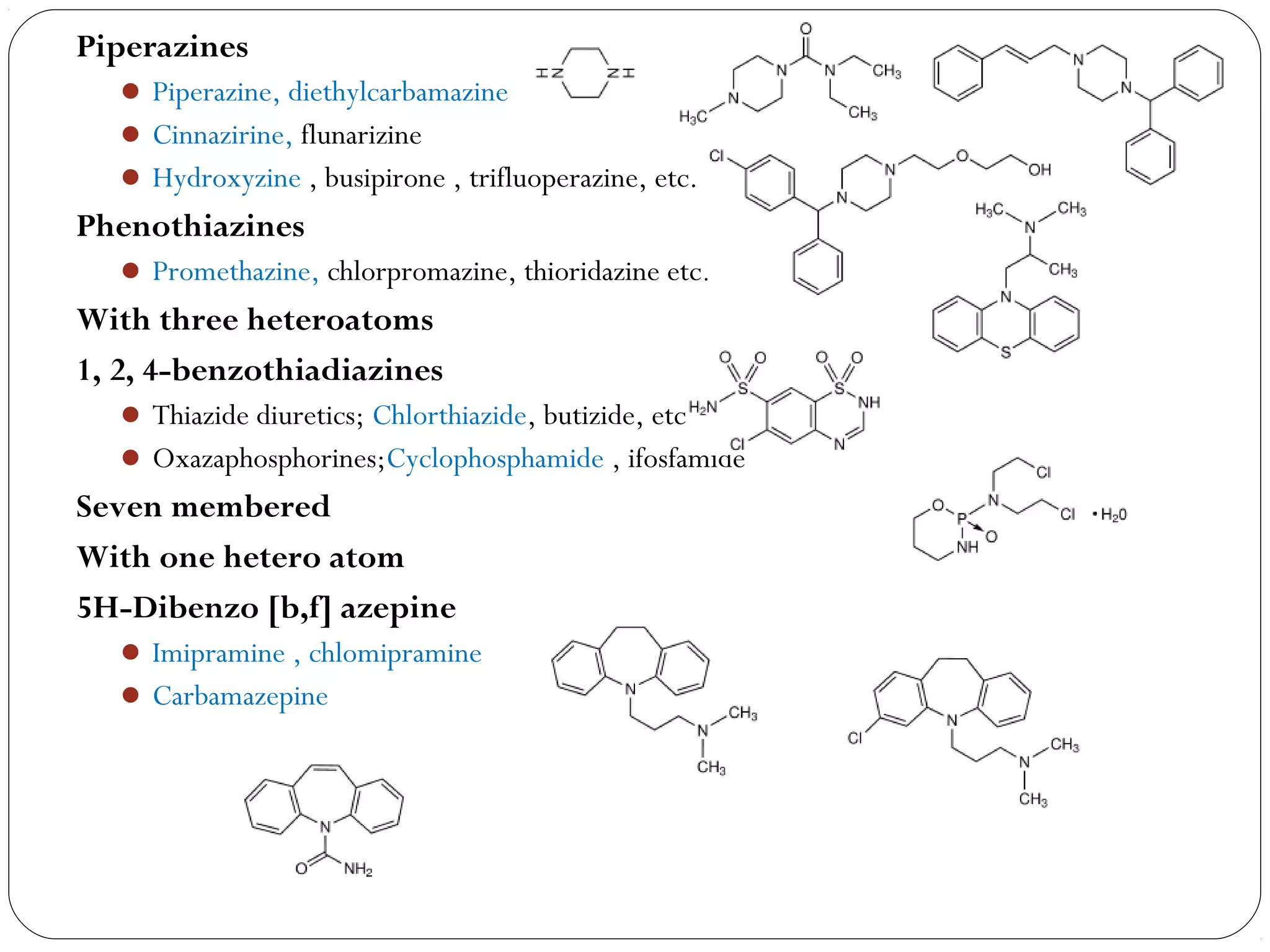 Heterocyclic compounds classification nomenclature | PDF