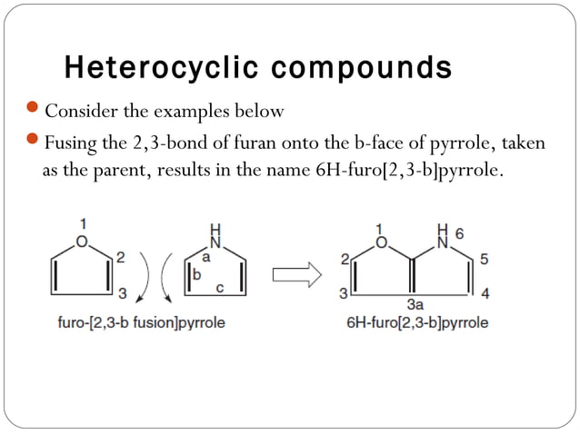 Heterocyclic compounds classification nomenclature | PDF | Chemistry ...