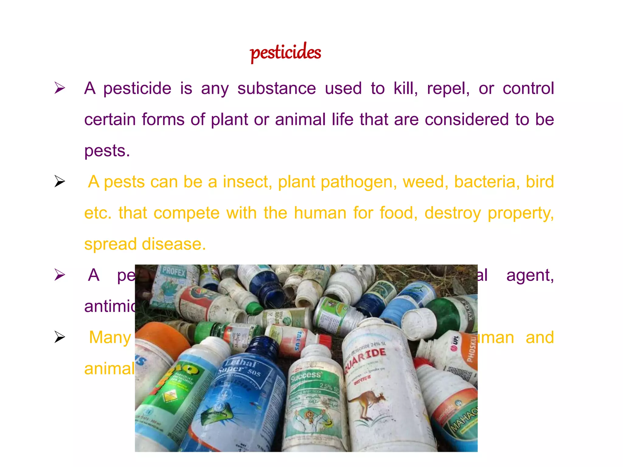 Heterocyclic compounds (insecticides & pesticides) | PPTX