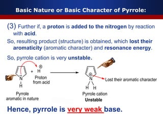 Heterocyclic compounds part- III(Pyrrole) | PPTX
