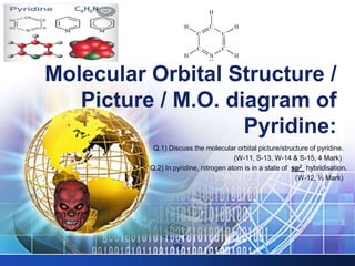 Heterocyclic Compounds Part-I (Pyridine) by Dr Pramod R Pado;le | PPTX