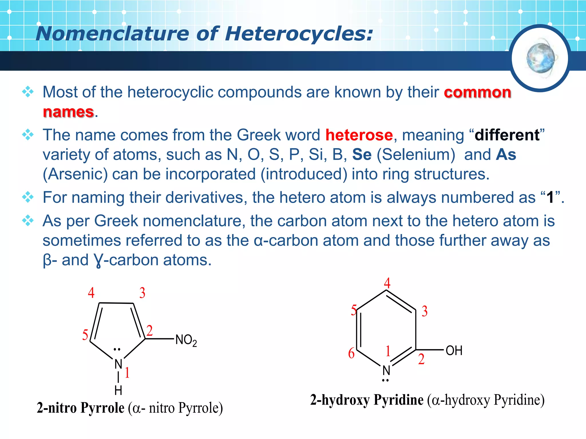 Heterocyclic compounds part-I (Pyrrole) | PPTX
