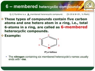 Heterocyclic compounds part-I (Pyrrole) | PPTX