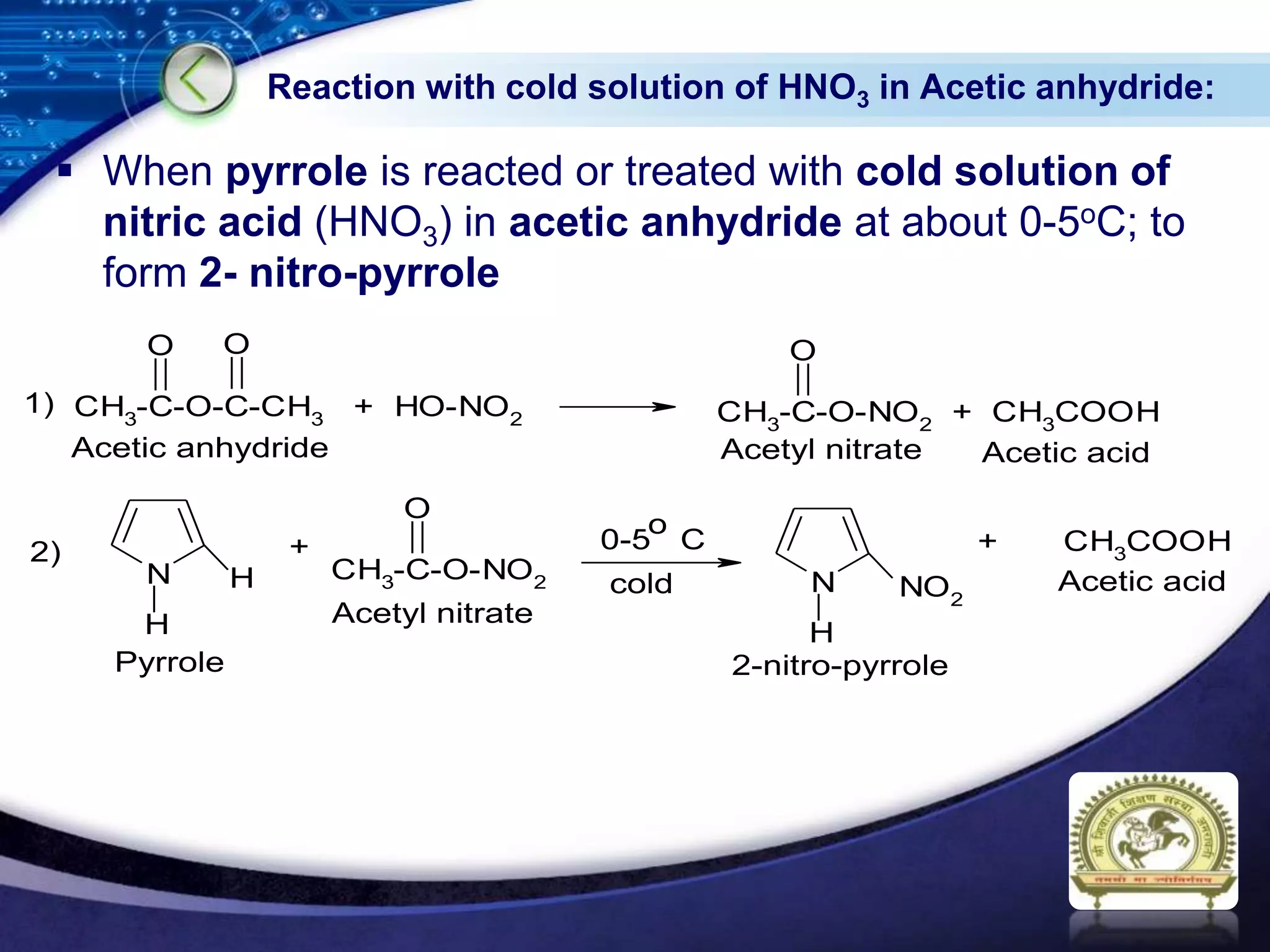 Heterocyclic compounds part _IV (Pyrrole) | PPTX