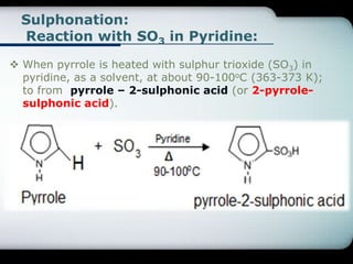 Heterocyclic compounds part _IV (Pyrrole) | PPTX